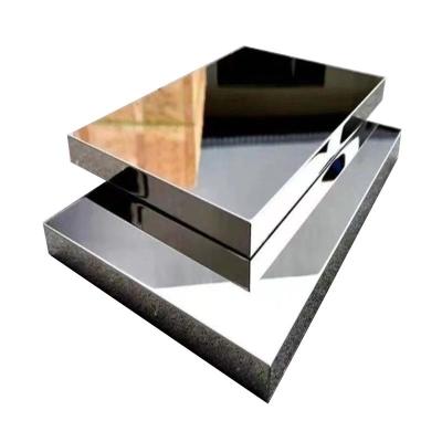 China 25mm 8K Mirror Aluminium Honeycomb Composite Panel 1000×2000mm Lightweight Sandwich Panel for sale