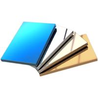 China Grade 304 Mirror 8K Stainless Steel Honeycomb Panel 1219x2438mm Sapphire Blue Fireproof for sale