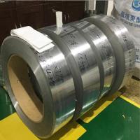 China 201 2B 8K Polished No.4 Hairline Stainless Steel Strip Coil 0.6x10mm for Shelf for sale