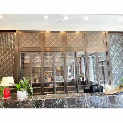 China Custom 304 Stainless Steel Wine Cabinet with 250W Cooling & 0-22°C Temperature Control for sale