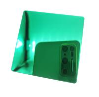 China 8K Green Colored Stainless Steel Sheet 1.9 mm Thickness with Anti-fingerprint Coating for Interior Decoration for sale