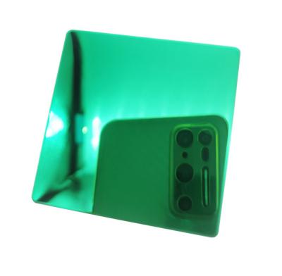 China 8K Green Colored Stainless Steel Sheet 1.9 mm Thickness with Anti-fingerprint Coating for Interior Decoration for sale