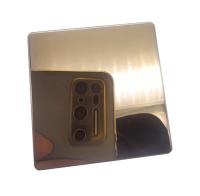 China Colored Stainless Steel Sheet 8K Rose Gold Anti-Fingerprint 304 Grade 1219x2438mm for Interior Decoration for sale