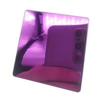 China Colored Stainless Steel Sheet 8K Pink 1219x2438mm Anti-Fingerprint for Hotel Decoration for sale