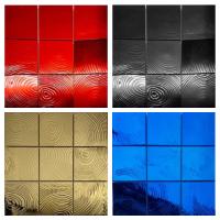 China Metal Square Mosaic Tile For Backsplash For Home Decoration for sale