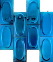 China Three Dimensional Circular Stainless Steel Mosaic Tiles Restaurant Background Wall for sale