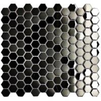 China 304 Stainless Steel Mosaic Tile Wall Sticker 0.3-10mm Thickness for Kitchen Decoration for sale