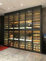 China Customizable 110/220V Stainless Steel Wine Cabinet with Compressor Cooling 250W for sale