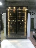 China Hotel Bar Thermostatic Wine Cabinet Black 8K Nofingerprint 250W 110/220V for sale