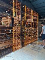 China Colored Custom Design Dood Quality Stainless Steel Wine Cabinet for sale