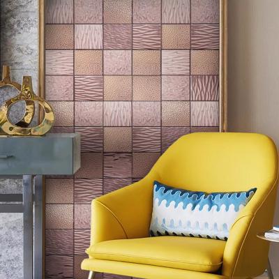 China Water Ripple Stainless Steel Mosaic Tile 300x300mm for Wall Decoration for sale