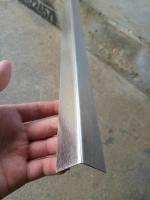 China PVD Coated Stainless Steel L Channel Trim 1.0mm Titanium Finish for Wall Decoration for sale