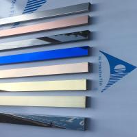 China PVD Coated Stainless Steel Trim Strips 0.5mm 1.2mm 1000mm Anti Fingerprint L Channel for sale