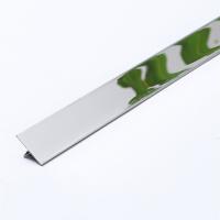 China PVD Colored Stainless Steel Trim Strip 10mm 20mm Mirror 8K Edge Decoration for Marble Tile Bathroom for sale