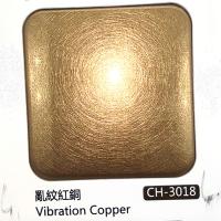 China PVD Copper Color 304 Stainless Steel Sheet 1219x2438mm Anti Fingerprint for Interior Decoration for sale