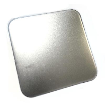 China SUS ASTM 304 Customized Size High Quality Bead Blasted Platinum sliver Interior Decoration for sale
