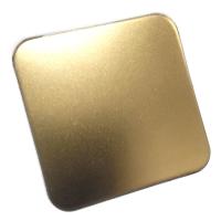 China Decorative Bead Blasted Z-Brass Stainless Steel Sheet 0.3-120mm for Hotel Home Interior for sale
