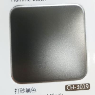 China 304 Black PVD Stainless Steel Sheet 1219x2438mm Bead Blasted Satin Finish Anti-Fingerprint for Luxury Decoration for sale