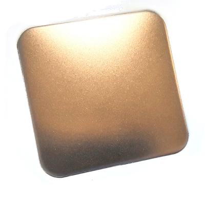 China Bead Blasted Copper Stainless Steel Sheet Grade 304 316 0.3-120mm PVD Coated for sale