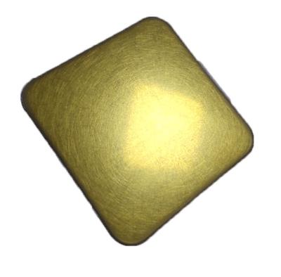 China AISI 304 Vibration Titanium Gold Colored Stainless Steel Sheet 0.3-3.0mm Custom Size for sale