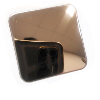 China 304 Mirror 8K Bronze Stainless Steel Sheet Custom Size for Interior Decoration for sale