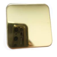 China Gold Color Mirror Polishing 304 Stainless Steel Sheet Anti Finger Print Decoration 1219x2438mm for sale