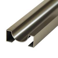 China PVD Colored Stainless Steel U-Shape Trim Strip 4000mm Wall Marble Edge Trimming for sale
