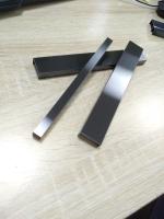 China PVD Colored Stainless Steel U-Shape Trim Strip 10x2438mm Hairline Finish for sale