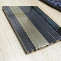 China PVD Colored Stainless Steel Wall and Ceiling Accent Strip 304 316L 10mm 20mm for sale
