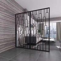 China PVD Colored Stainless Steel Room Divider 500x2800mm Laser Cut Partition Screen for sale