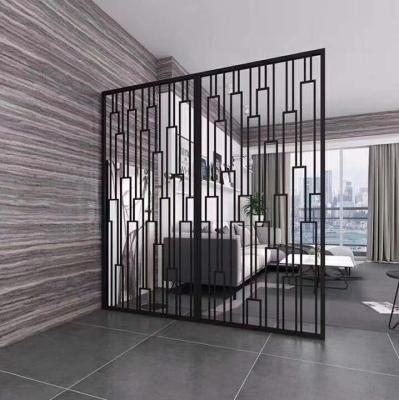 China PVD Colored Stainless Steel Room Divider 500x2800mm Laser Cut Partition Screen for sale