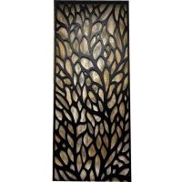 China Stainless Steel Screen Partition 3300mm Height PVD Color Coated Laser Cut Panels for sale
