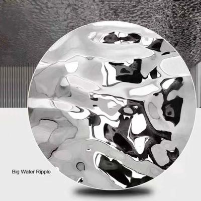 China PVD Colored Stainless Steel Sheet Water Ripple Finish 304 Grade 1219x2438mm for sale
