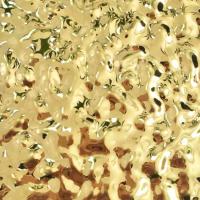 China Mirror Gold Water Ripple Stainless Steel Sheet 1219x2438mm for Ceiling Decoration for sale