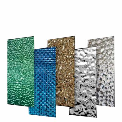 China 304 Mirror Water Ripple Stainless Steel Honeycomb Panel 1.2mm Thickness for Decoration for sale