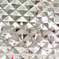 China Diamond Shape Embossed Color Stainless Steel Sheet For Interior Decoration for sale