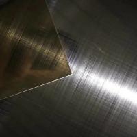 China 316L PVD Colored Stainless Steel Sheet Hairline Finish 1220x2440mm for Luxury Cabinet for sale