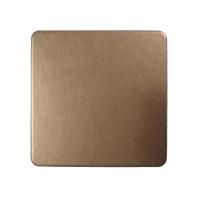 China 304 Rose Gold Anti Fingerprint Stainless Steel Sheet 1219x2438mm Vibration Brushed for sale
