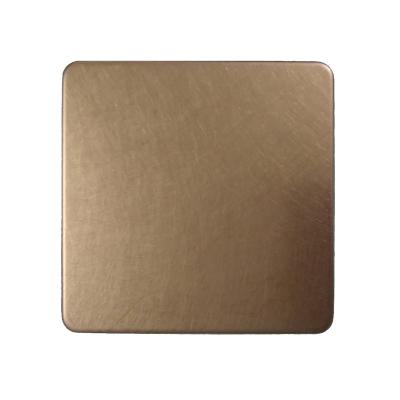 China 304 Rose Gold Anti Fingerprint Stainless Steel Sheet 1219x2438mm Vibration Brushed for sale