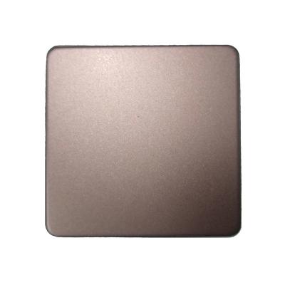 China 304 PVD Antique Brass Color Stainless Steel Sheet 1219x2438mm Bead Blasting Finish for sale