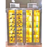 China OED Custom Stainless Steel Wine Cabinet 220V 50Hz Temperature Controlled for Hotel Bar for sale