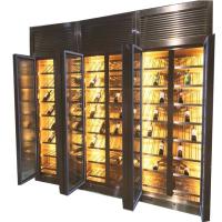 China Stainless Steel Wine Cabinet 304 Grade 220V 50Hz Compressor Refrigeration Custom Size for sale