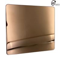 China Decorative Stainless Steel Plate 8K Mirror Finish SUS 304 201 316 for Interior Outdoor Decoration for sale