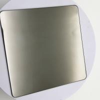 China 304 Stainless Steel Sheet Matte Black Horizontal PVD Colored Metal Panel 1219x2438mm for sale