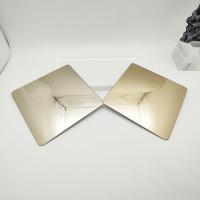 China Stainless Steel 304 316 PVD Champagne Gold Glass Balustrade Fittings for Interior Decoration for sale