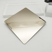 China Custom PVD Colored Stainless Steel Sheet 304 8K Mirror Finish Anti-Fingerprint 1219x2438mm for sale