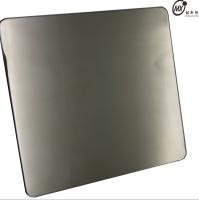 China 304 Dark Black Mirror PVD Coated Stainless Steel Sheet 1219x2438 mm for Decoration for sale