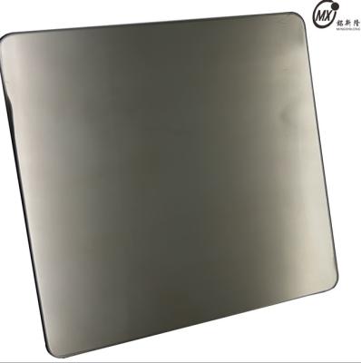 China 304 Dark Black Mirror PVD Coated Stainless Steel Sheet 1219x2438 mm for Decoration for sale