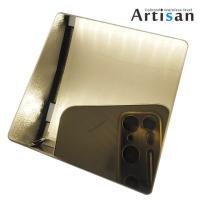 China Champagne Gold PVD Coated 304 Stainless Steel Sheet Mirror Finish 1219x2438mm for Elevator Decoration for sale