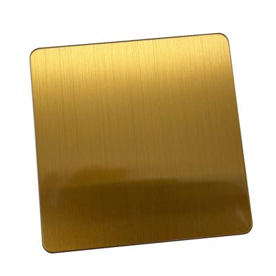 China PVD Colored Stainless Steel Sheet 304 8K Mirror Hairline Anti Fingerprint 1219x2438mm for sale